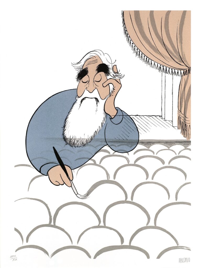 Al Hirschfeld, Behind The Lines: A Zoom visual visit of the Hirschfeld ...